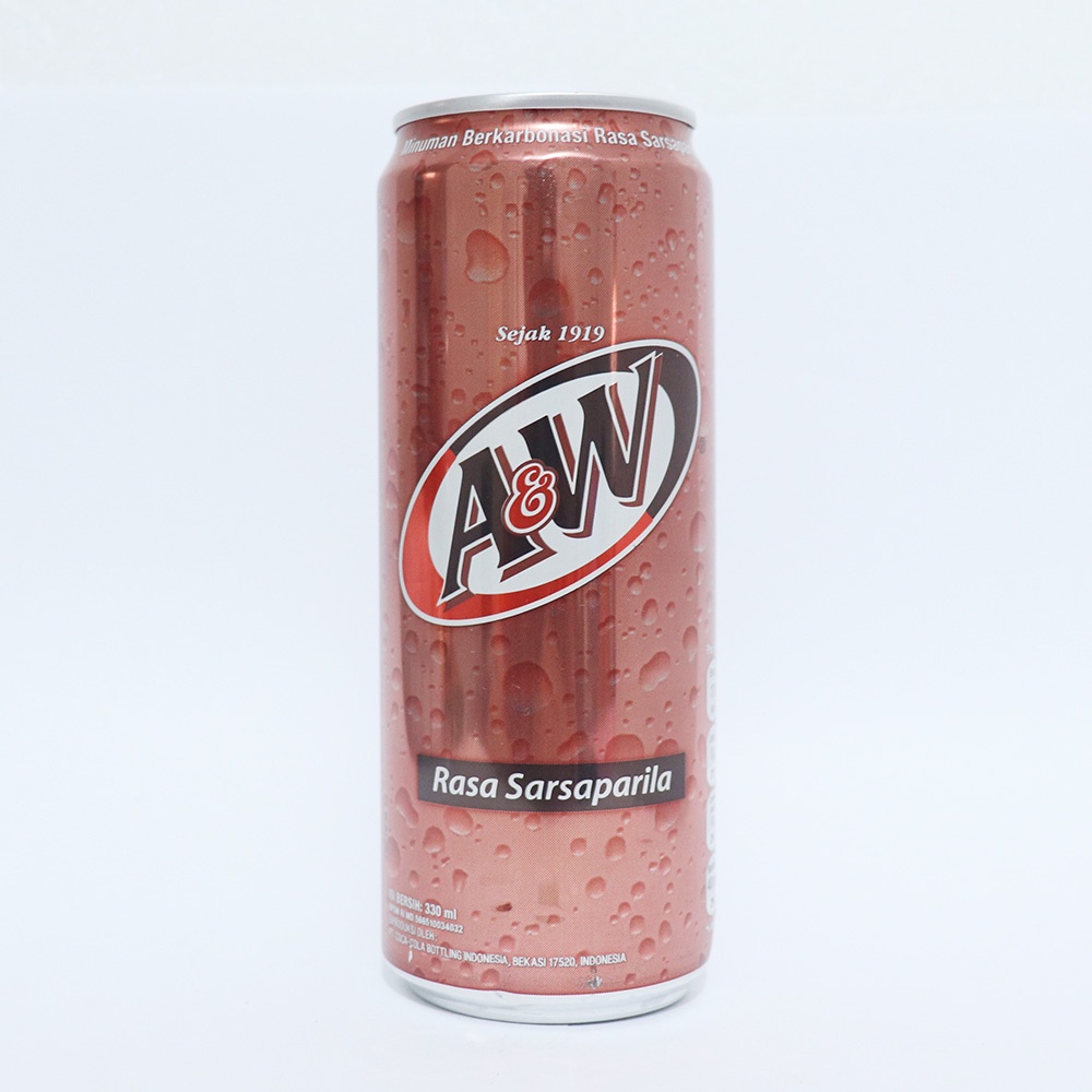 Jual [HALAL] A&W Sarsaparila 330ml / Minuman AW Rasa Sarsaparila ...