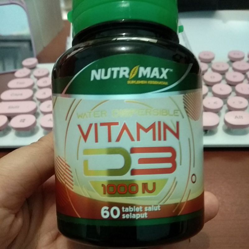 Jual Nutrimax D3 1000 Iu Vitamin D3 60 Tablet Shopee Indonesia 7593