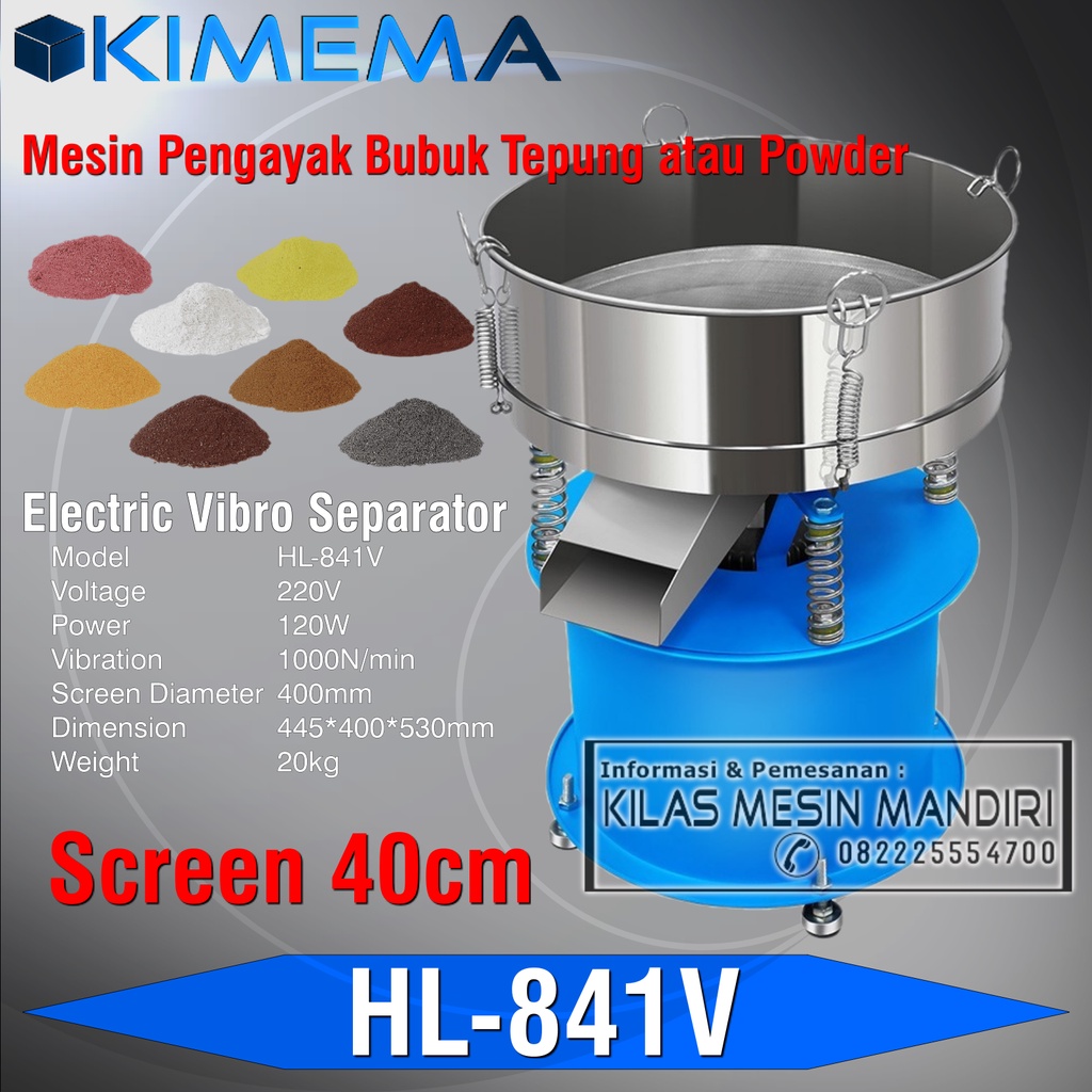 Jual Mesin atau Alat Pengayak bubuk tepung powder Electric Vibro ...