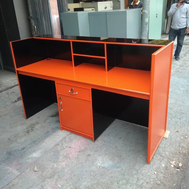 Jual Meja Resepsionis Meja Counter Meja Front Office FURNITURE CUSTOM ...