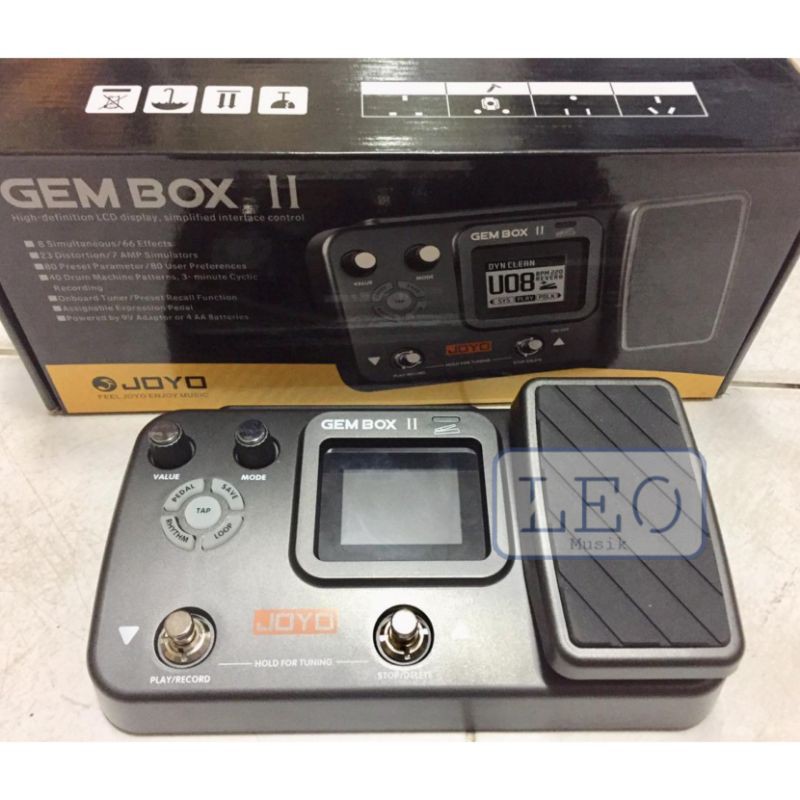 Jual JOYO GEMBOX 2 GEMBOX II GUITAR EFFECT MULTI PROCESSOR JOYO GEMBOX ...