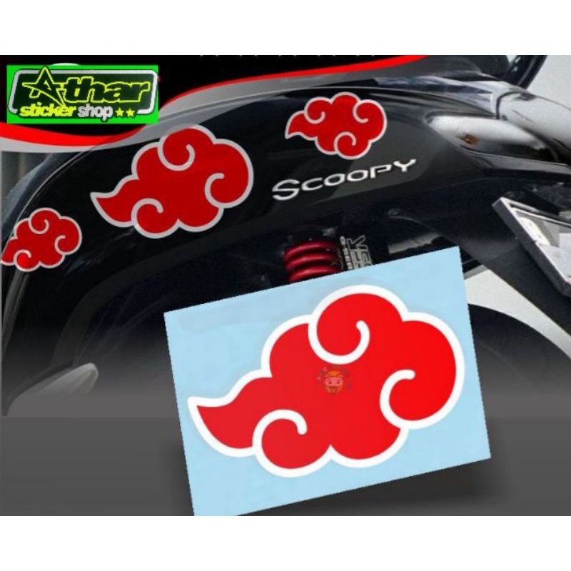 Jual STICKER BODY MOTOR , AKATSUKI CUTTING STIKER | Shopee Indonesia
