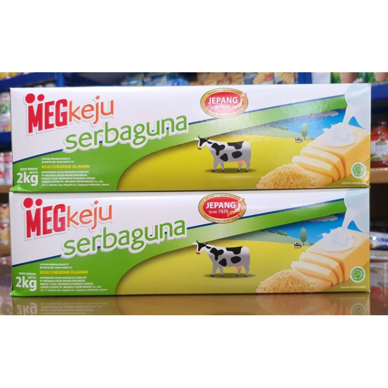 Jual Meg Keju 2Kg / Meg Keju Cheddar 2Kg (Expired Desember 2022 ...