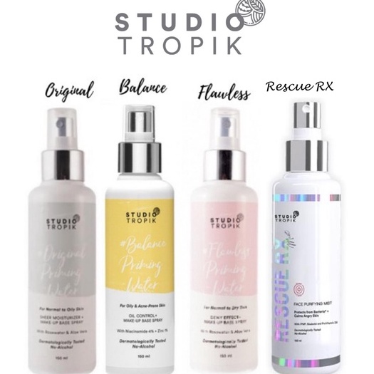 Jual Studio Tropik Original Priming Water Studio Tropik Flawless Priming Water Studio Tropik ...