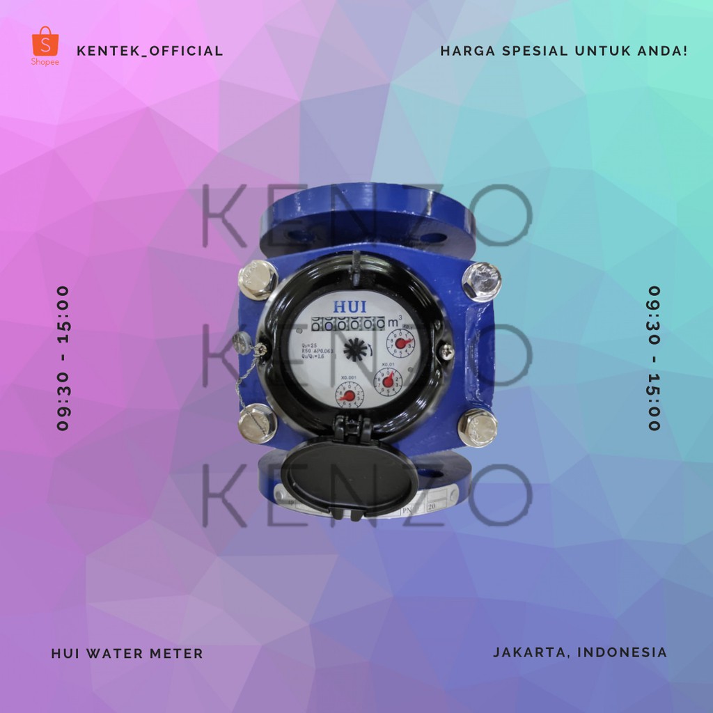 Jual Water Meter 2 inch HUI - Meteran Air HUI 2 in - Flow Meter DN50 ...