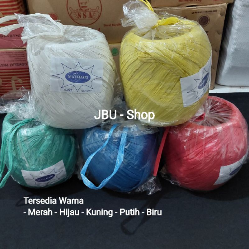 Jual Tali Rafia Putih, Tali Rapia, Tali Plastik Putih Indonesia|Shopee ...