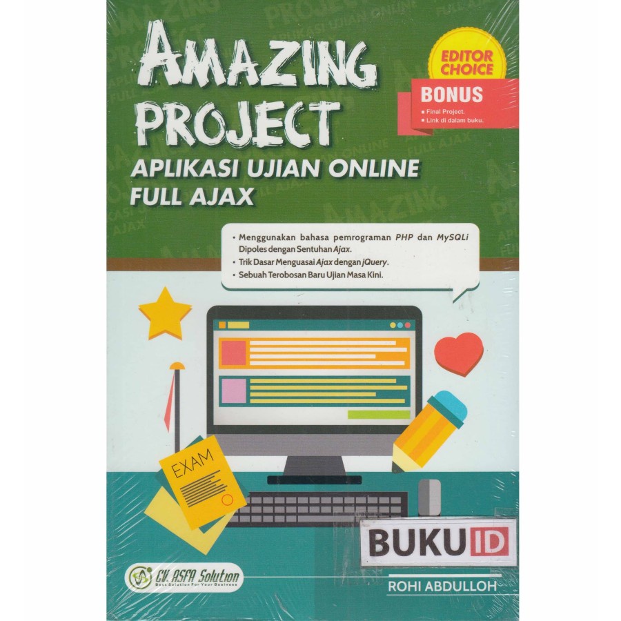 Jual Buku Amazing Project; Aplikasi Ujian Online Full Ajax - Original | Shopee Indonesia