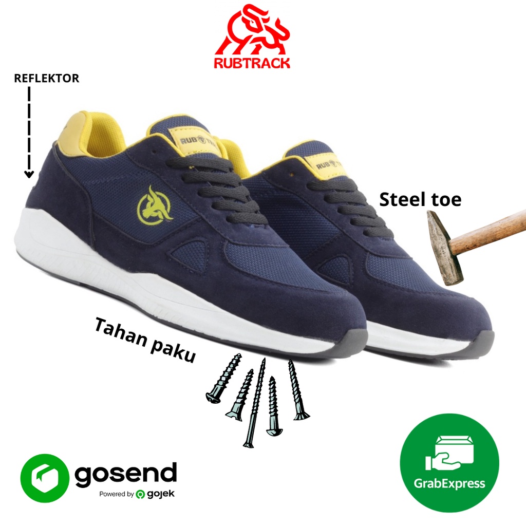 Jual Sepatu Safety Boot Original Septi Pria Ujung Besi Sefty Shoes ...