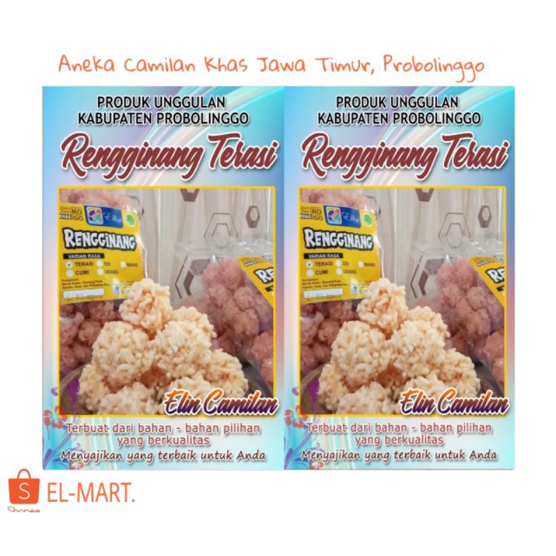 Jual Rengginang Mentah Mini Rasa Terasi (Oleh Oleh Khas Jawa Timur ...
