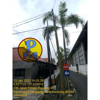 Jual Pemasangan Tiang Fiber Optic FO 7 Meter & 9 Meter Telkom Listrik ...