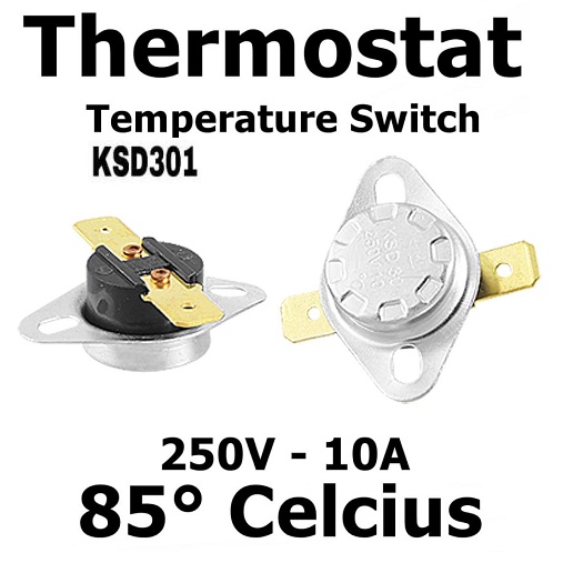 Jual Thermostat Bimetal Sensor Suhu Pemutus Arus Otomatis Majic Jar 85 Derajat | Shopee Indonesia