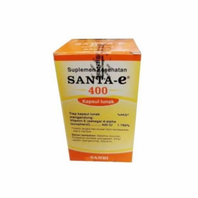 Jual Vitamin Santa E 400 30 Kapsul Fatihstore121 | Shopee Indonesia