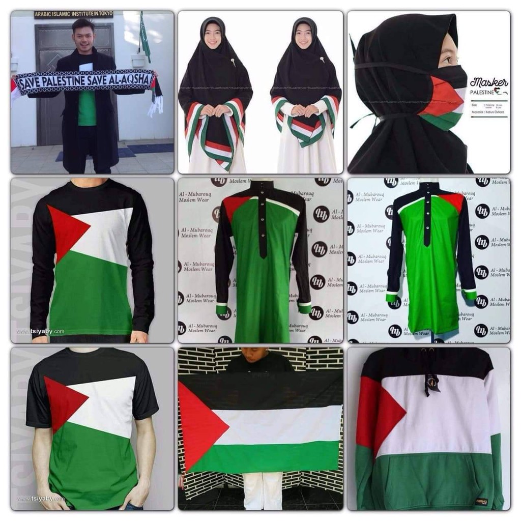 Jual Item Palestine Merchandise [Masker, Bendera, Syal Palestine ...
