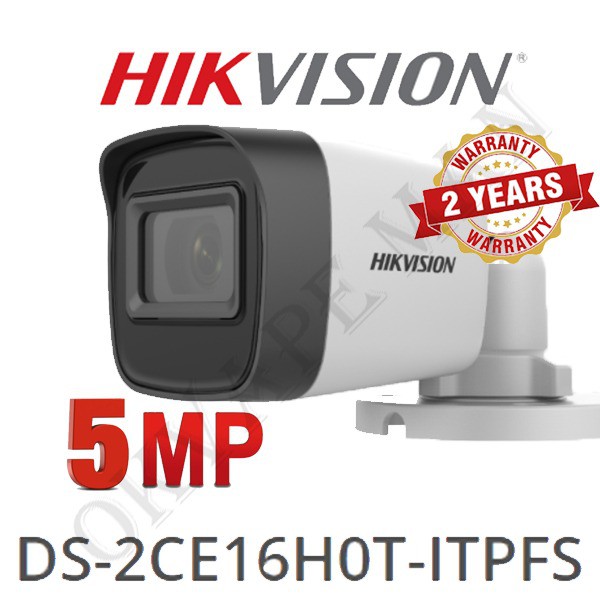 Jual HIKVISION CCTV Kamera 5MP Coaxial 5 MP Outdoor DS-2CE16H0T-ITPFS ...