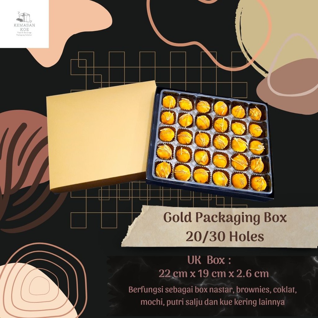 Jual (10 SET) BOX PACKAGING MAKANAN DUS PACKAGING KARTON BOX KUE KRAFT ...