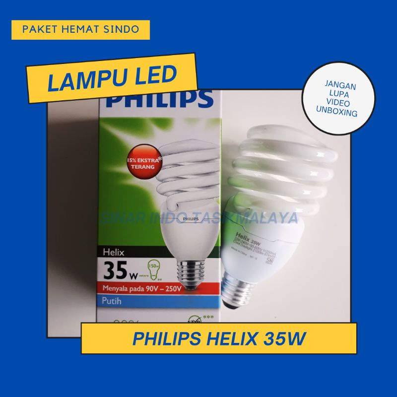 Jual LAMPU SPIRAL PHILIPS HELIX 35W | Shopee Indonesia