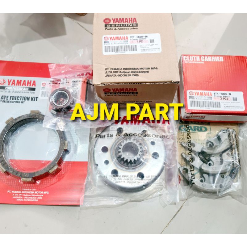 Jual paket kopling mangkok 18T+ganda+plat kopling+cage jupiter z old vega r lama vega r new ...