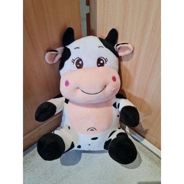 Jual DREAMTOYS96 Boneka Sapi Hitam Putih Sit Cow Cute Cow Moo Moo Lucu ...