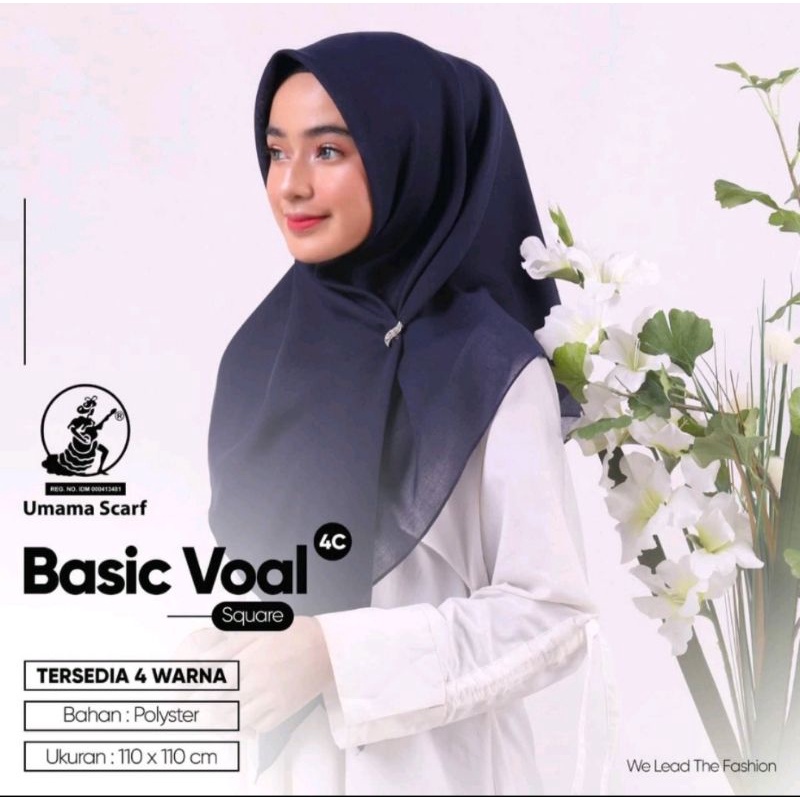 Jual Jilbab Umama Basic Voal Premium Kerudung Segiempat Sekolah 100% ...