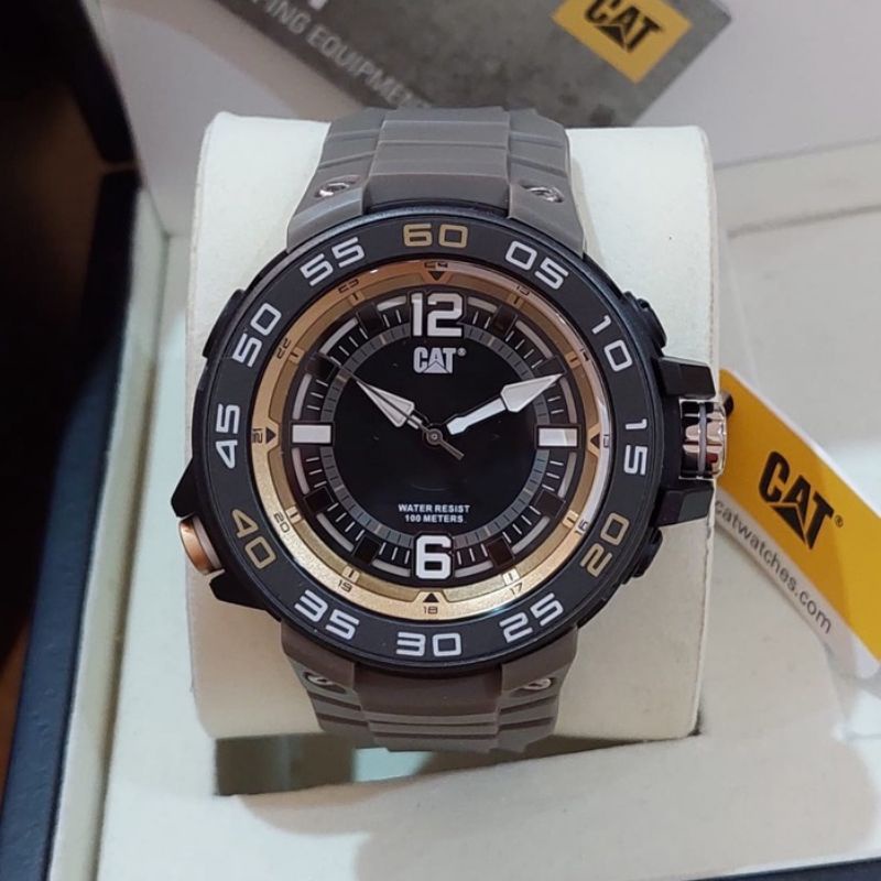 Jual CATERPILLAR CAT P3.190.29.139 BLACK GREY JAM PRIA ORIGINAL ...