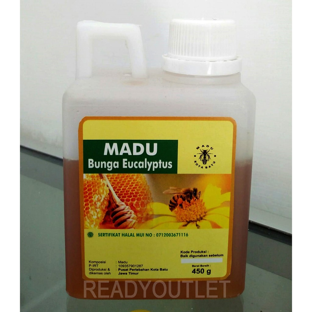 Jual Madu Eucalyptus Asli Kota Batu 450 gr | Shopee Indonesia