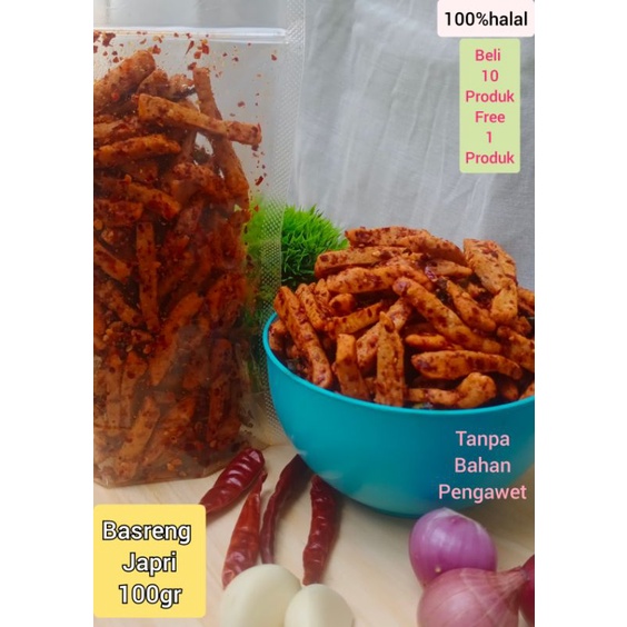 Jual BASRENG JAPRI/ BASO GORENG JAJANAN KHAS PRIBUMI Indonesia|Shopee ...