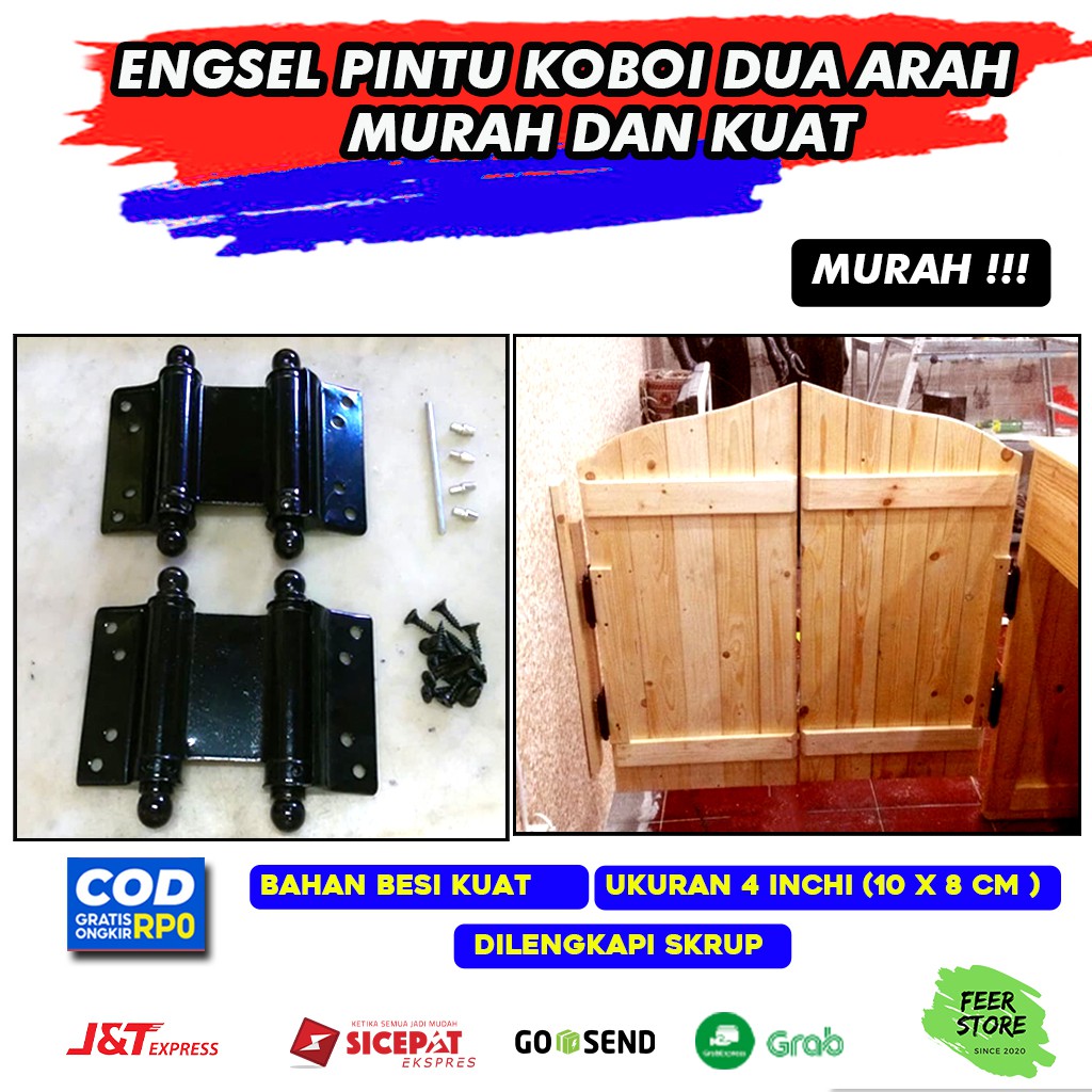 Jual Engsel Pintu Koboi Kuat Dan Murah Dua Arah | Freder Double Action ...