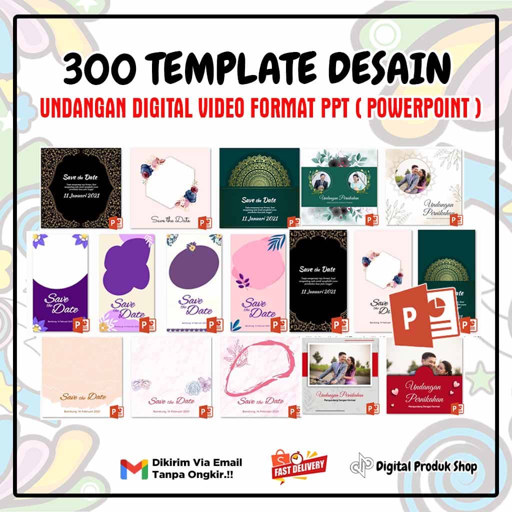 Jual 300+ Template Undangan Digital PPT + Bonus Premium | Shopee Indonesia