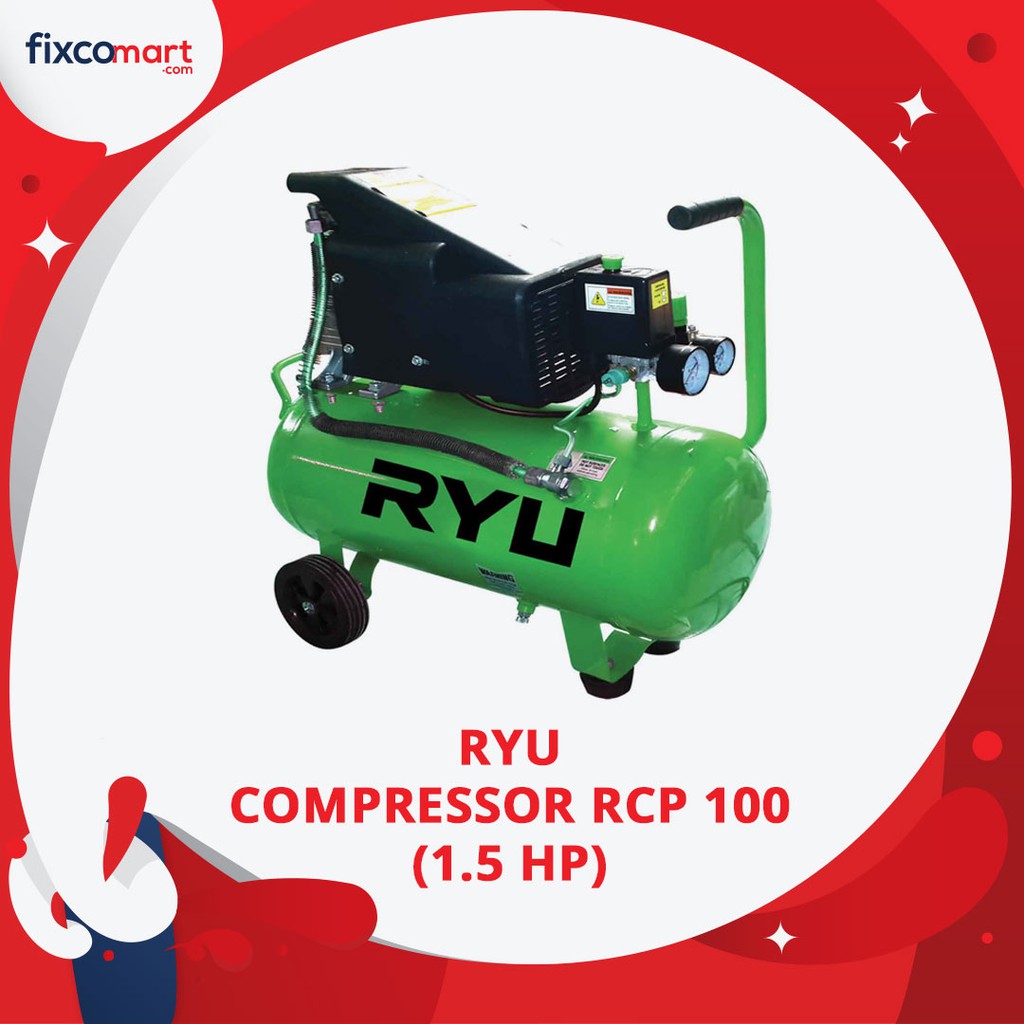 Jual Ryu Mesin Kompresor 1 Hp / Ryu Rcp100 Indonesia|Shopee Indonesia