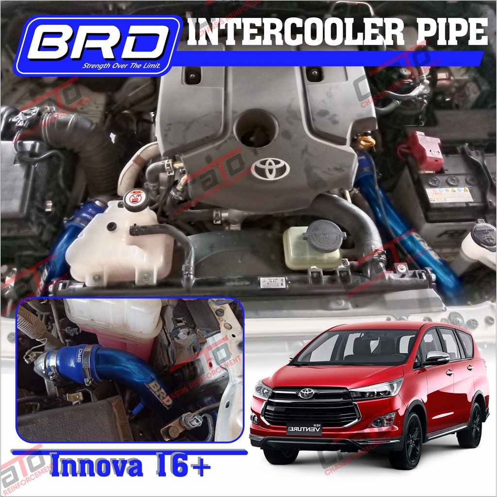 Jual Pipa Intercooler Pipe Fortuner VRZ Innova Reborn 2GD Model Panjang ...