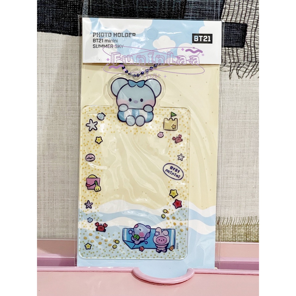 Jual [READY STOCK] BT21 PC HOLDER - BT21 PHOTOCARD HOLDER - BT21 PHOTO HOLDER SUMMER SKY - BT21 ...