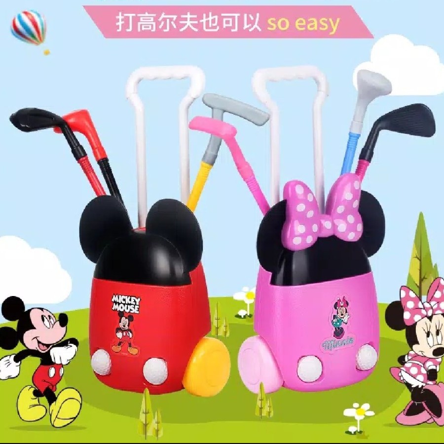 Jual Mainan Golf Mickey Mouse Disney Mickey Minnie Mouse Golf Set ...