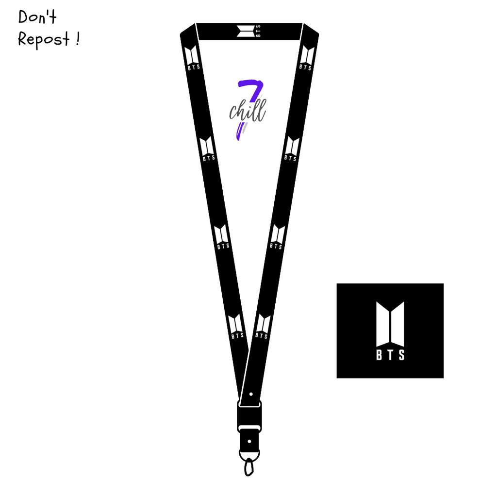 Jual Lanyard BTS ID Card Custom Kpop Army Tali Gantungan Pods Name Tag ...