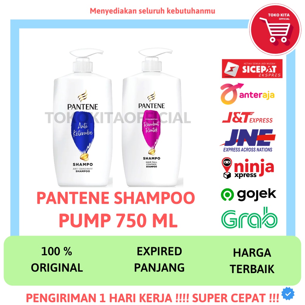 Jual PANTENE SHAMPOO PUMP 750 ML | Shopee Indonesia