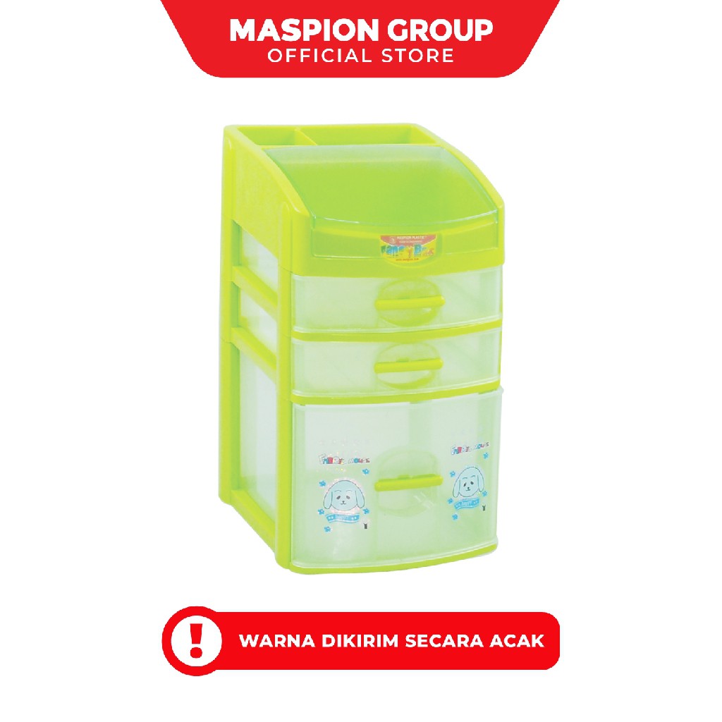 Jual Maspion Laci Mini Container Plastik - Fancy Box S2L1 (3 Susun ...