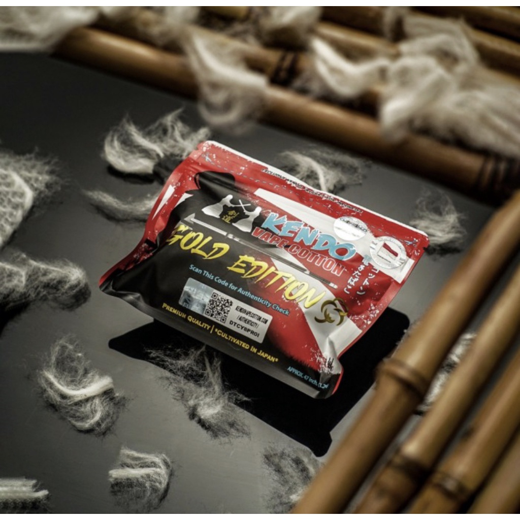 Jual Kendo Vape Cotton Gold edition Authentic new batch 100% Original ...