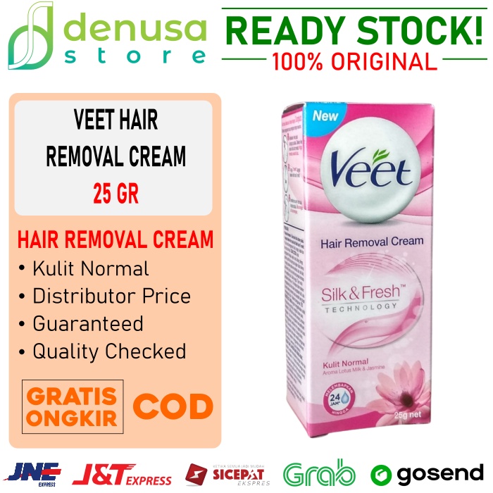Jual Veet Hair Removal Cream - Kulit Normal - 25gr Indonesia|Shopee ...