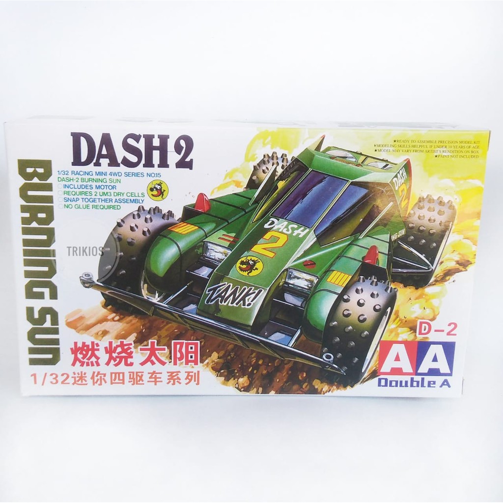 Jual Rep. Tamiya Mini 4wd Merk AA Dash 2 Burning Sun Type 5 Chassis ...
