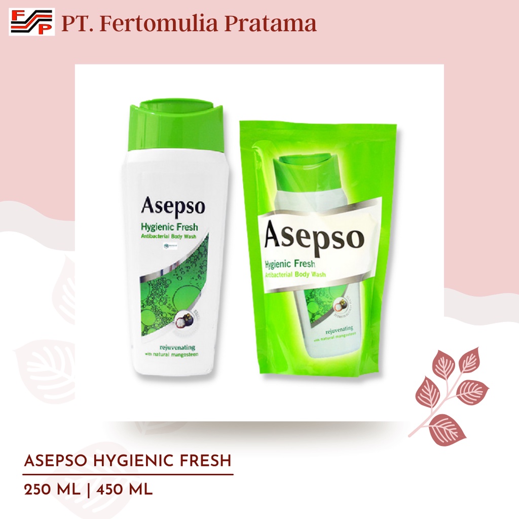 Jual ASEPSO BODY WASH HYGIENIC FRESH ( SABUN ANTIBACTERIAL ) | Shopee Indonesia