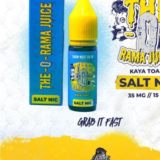 Jual LIQUID SALT NIC THE O RAMA JUICE 15ml 30mg orama Kaya Toast ...