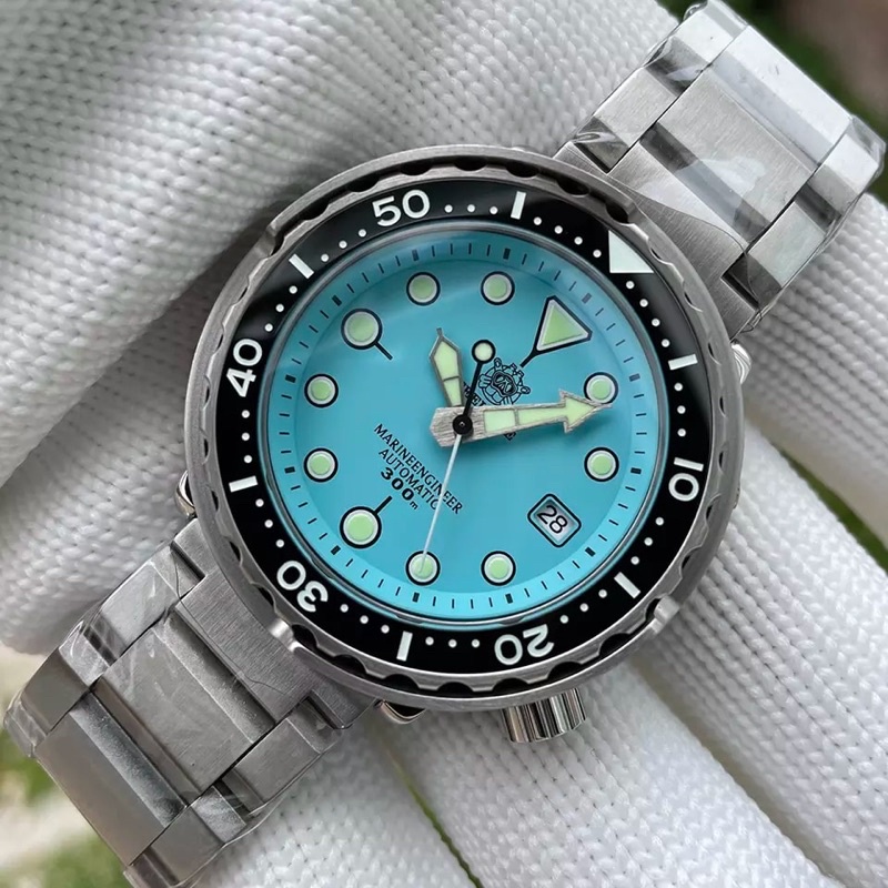 Jual Jam tangan Homage tuna Steeldive 300M tifffany blue dial | Shopee ...