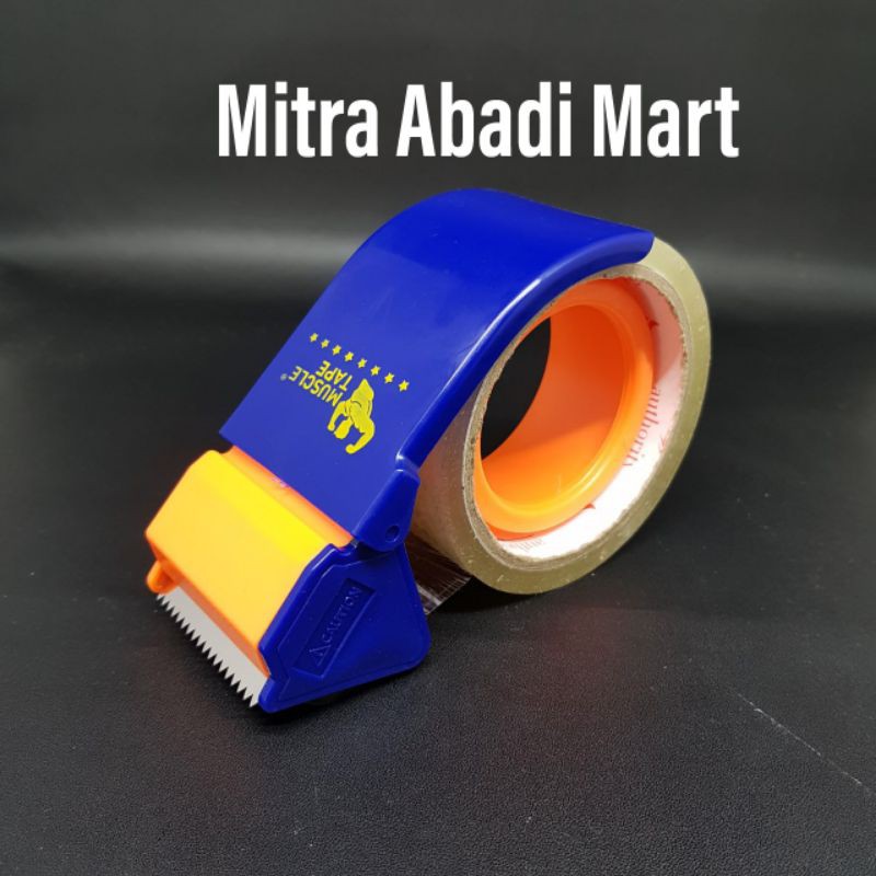 Jual Tempat Lakban Besar 5cm / Tape Cutter Dispenser 5cm / Pemotong ...