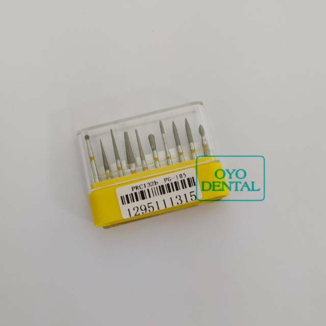 Jual Dental diamond bur / bur finishing high speed kit / bur fine gigi polishing set / pita ...