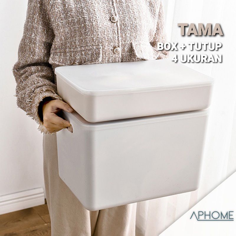 Jual APHOME Kontainer Kotak Penyimpanan Barang dengan Tutup Storage Box ...