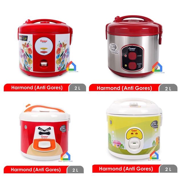 Jual Magic Com Cosmos Harmond CRJ-6368 / Rice Cooker Cosmos Harmond ...