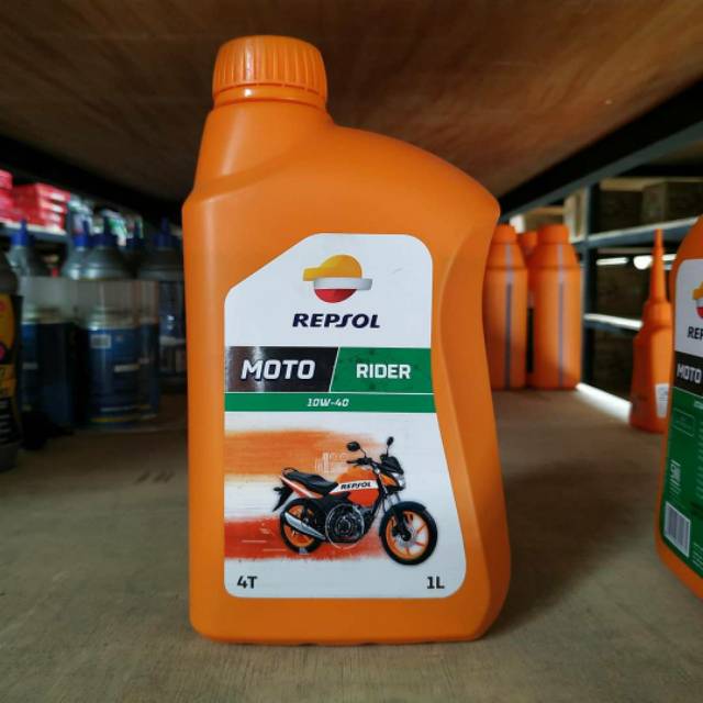 Jual Oli Repsol Moto Rider 10W40 1 Ltr API SL | Shopee Indonesia