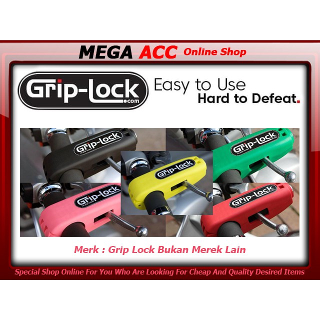 Jual GRIP LOCK ( Pengaman Motor , Kunci Handle Gas) | Shopee Indonesia