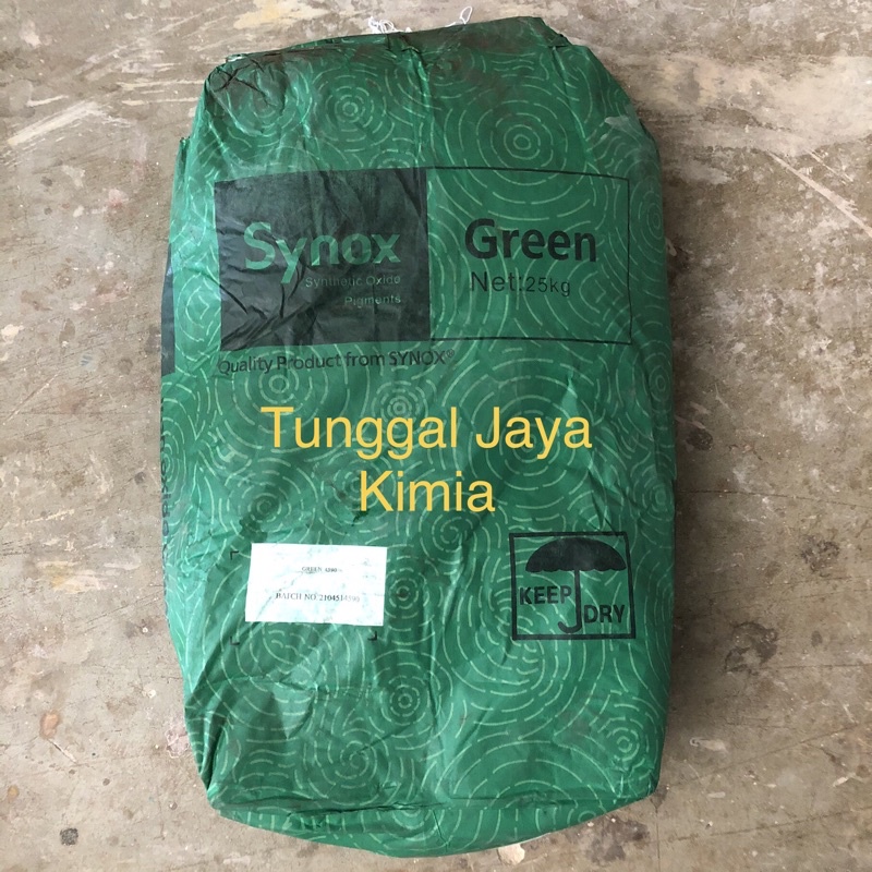 Jual Oker Hijau Iron Oxide Green 4590 Synox Pigment Organic | Shopee ...