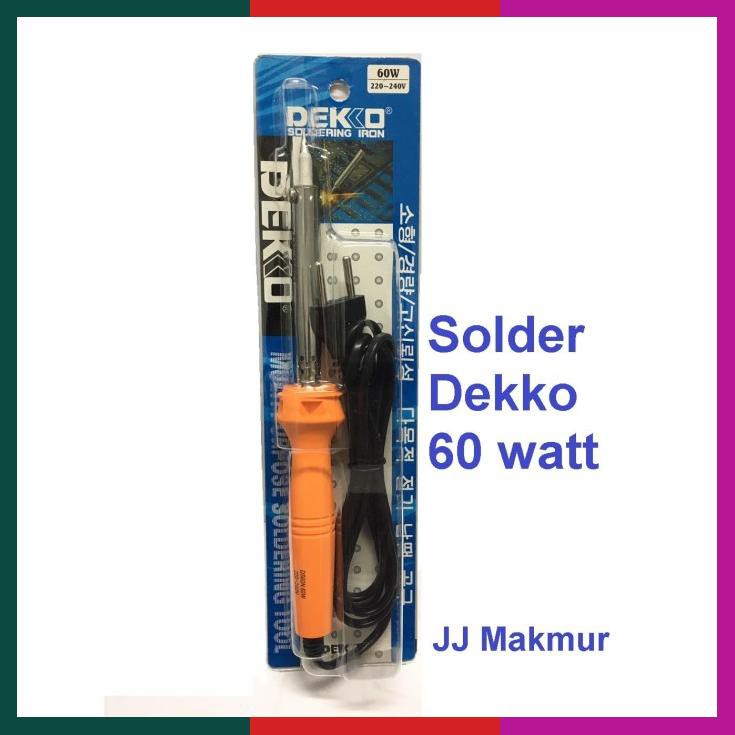 Jual Solder Dekko 60W Soldering Timah Iron Quick Heat Deko 60 Watt ...