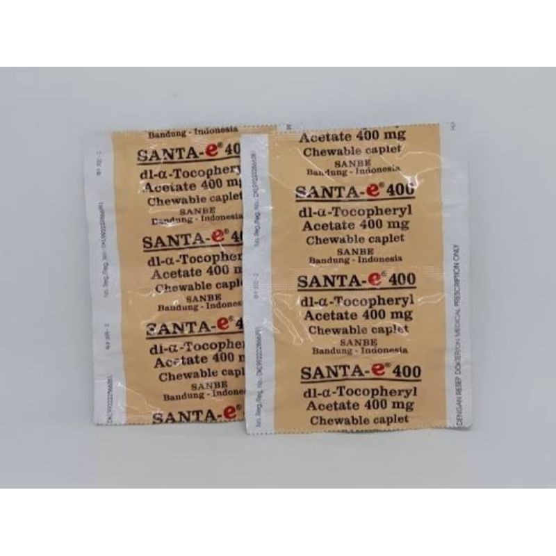 Santa E 400 mg 1 Strip | Shopee Indonesia